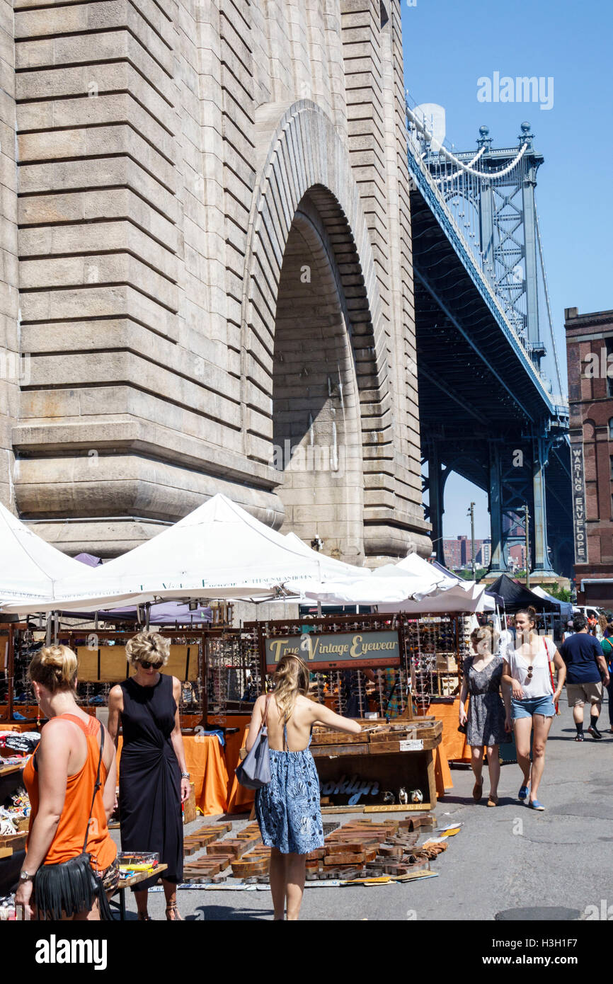 New York City,NY NYC Brooklyn,DUMBO,Manhattan Bridge,Anchorage Place ...