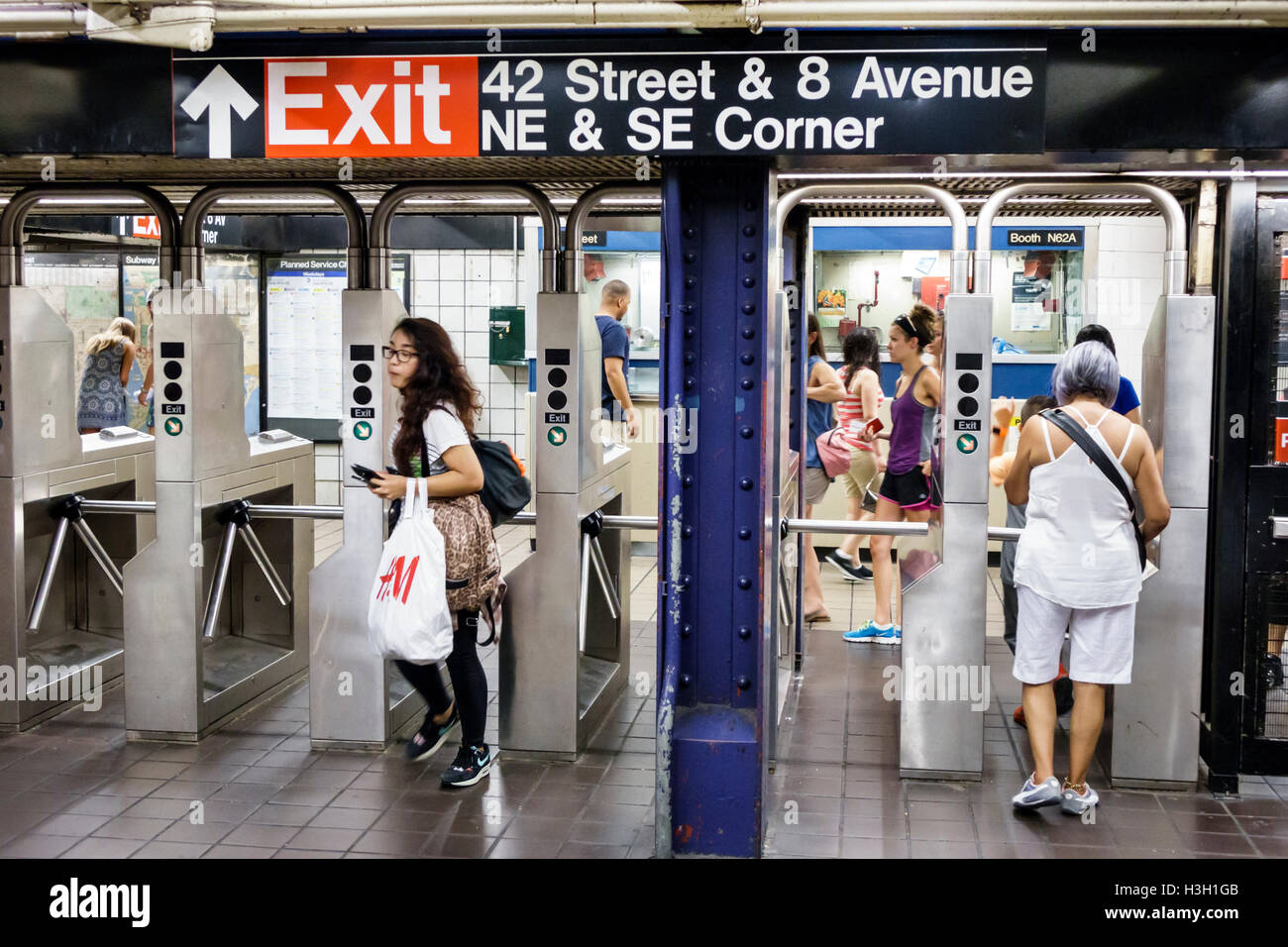 Turnstile Exit High Resolution Stock Photography and Images - Alamy