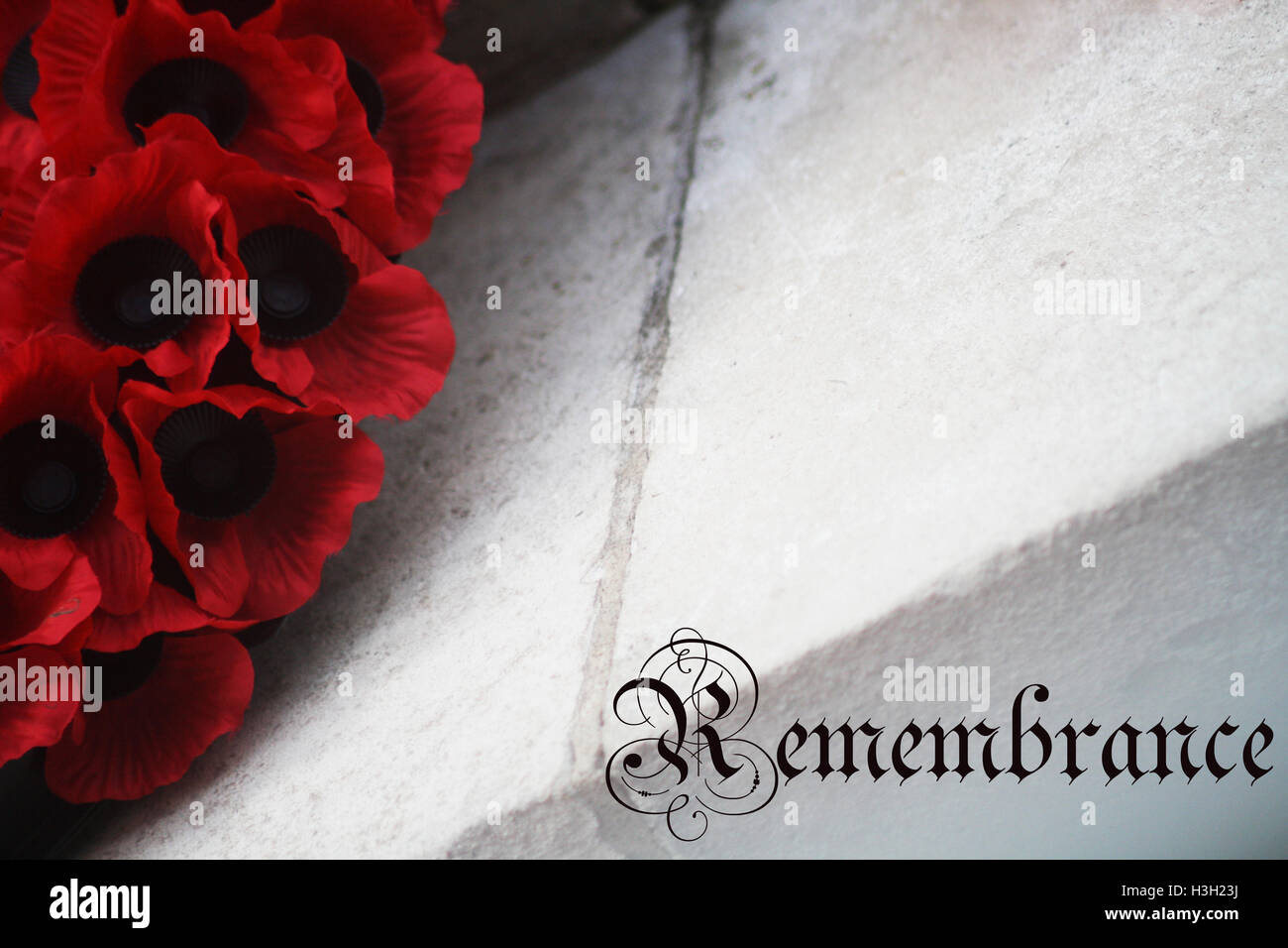 Remembrance day scene Stock Photo - Alamy