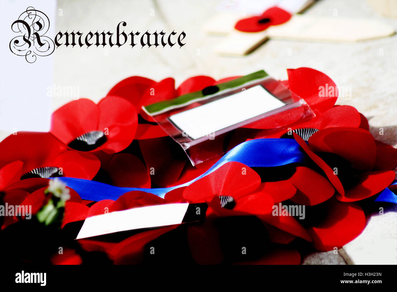 Remembrance day scene Stock Photo - Alamy