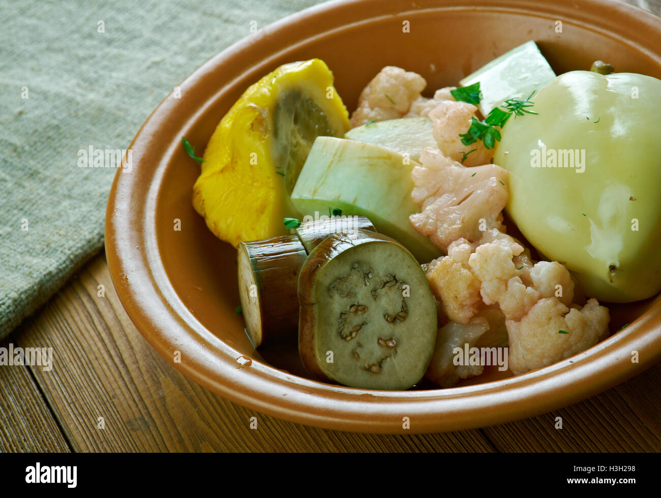 Torshi - Iranian, Afghan pickled vegetables Stock Photo - Alamy