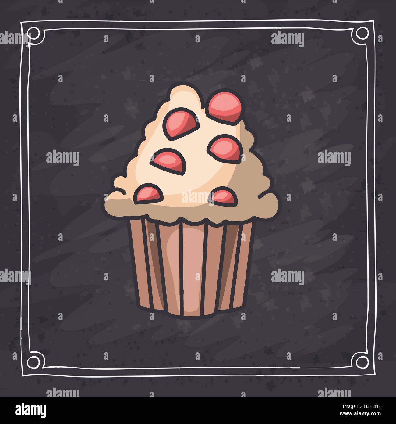 Cupcake muffin of bakery design Stock Vector Image & Art - Alamy