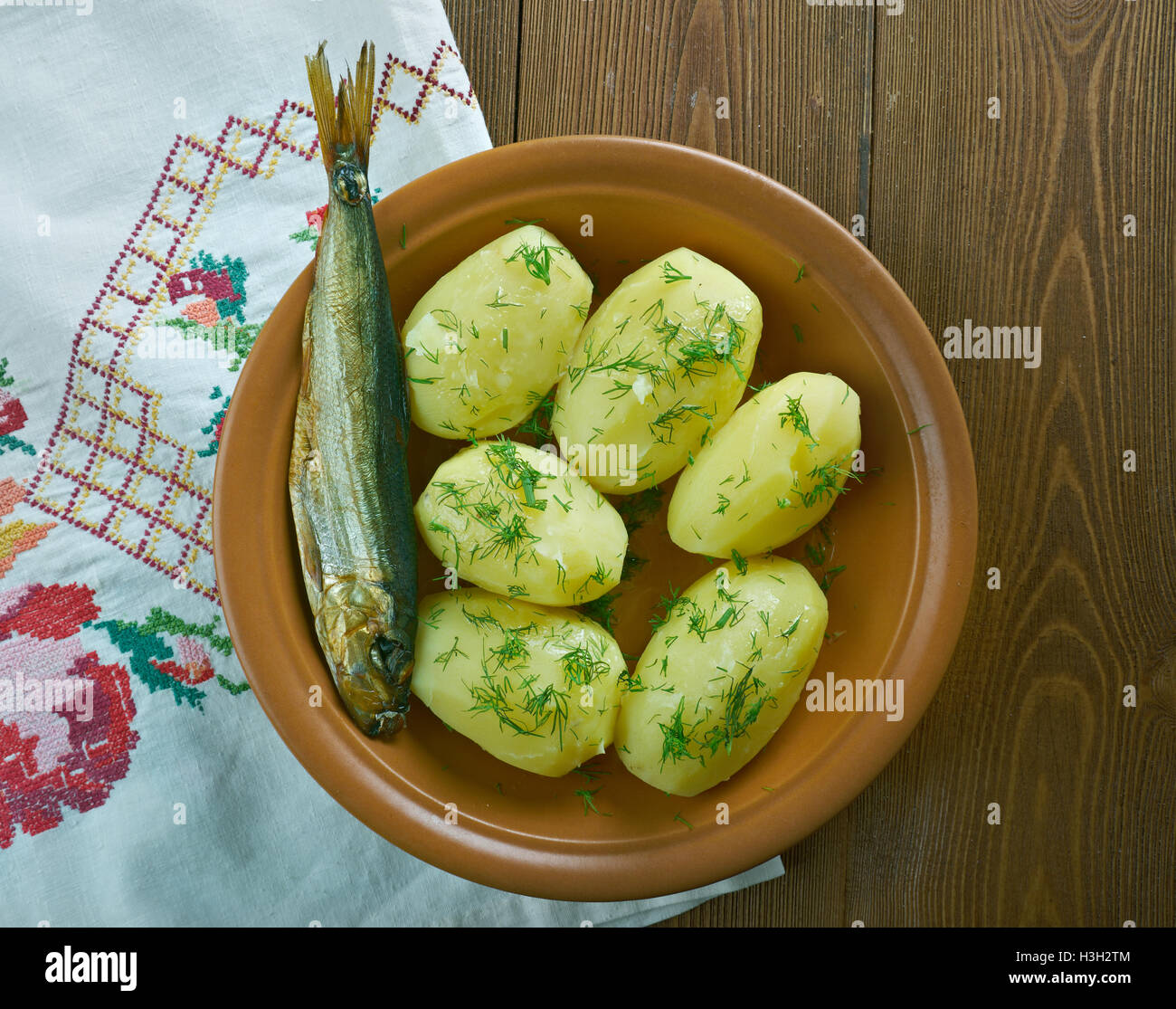 Finnish new potatoes, Uudet perunat Stock Photo - Alamy