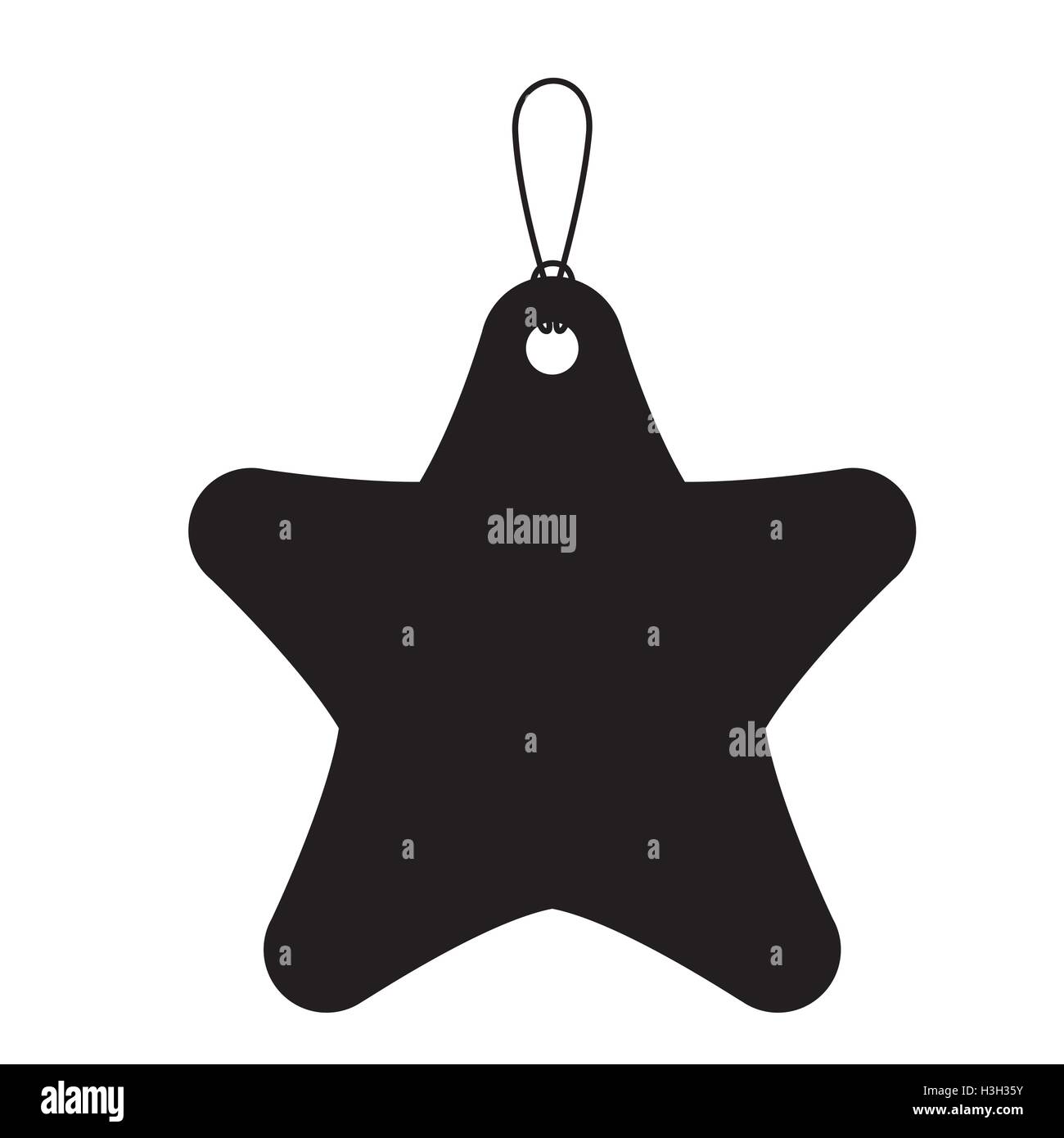 Isolated hanging and star tag design Stock Vector Image & Art - Alamy