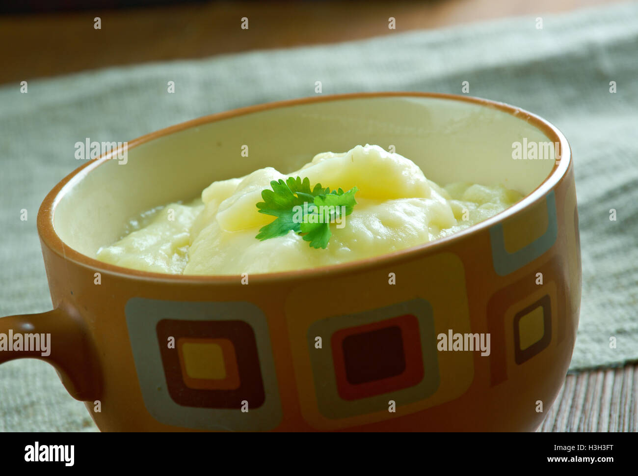 Perunamuusi Mashed potatoes in the Finnish style Stock Photo - Alamy