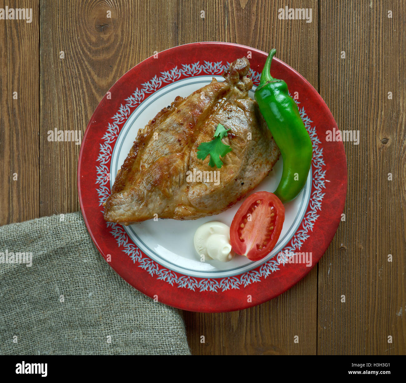 Carne de chango - monkey meat , lime-marinated, smoke-cured cut of pork ...