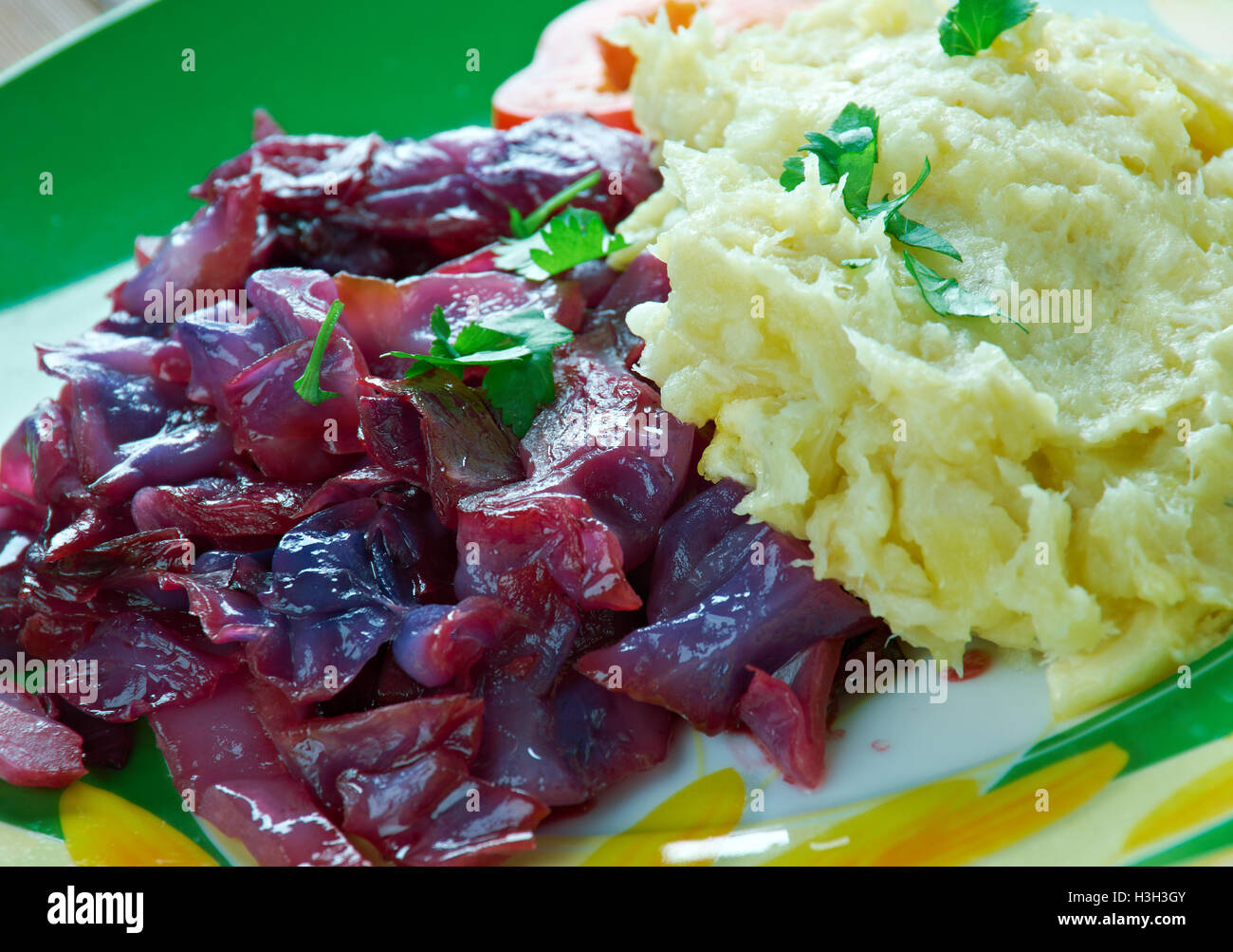 Traditional German Rotkohl- Sweet, Sour Red Cabbage Stock Photo - Alamy