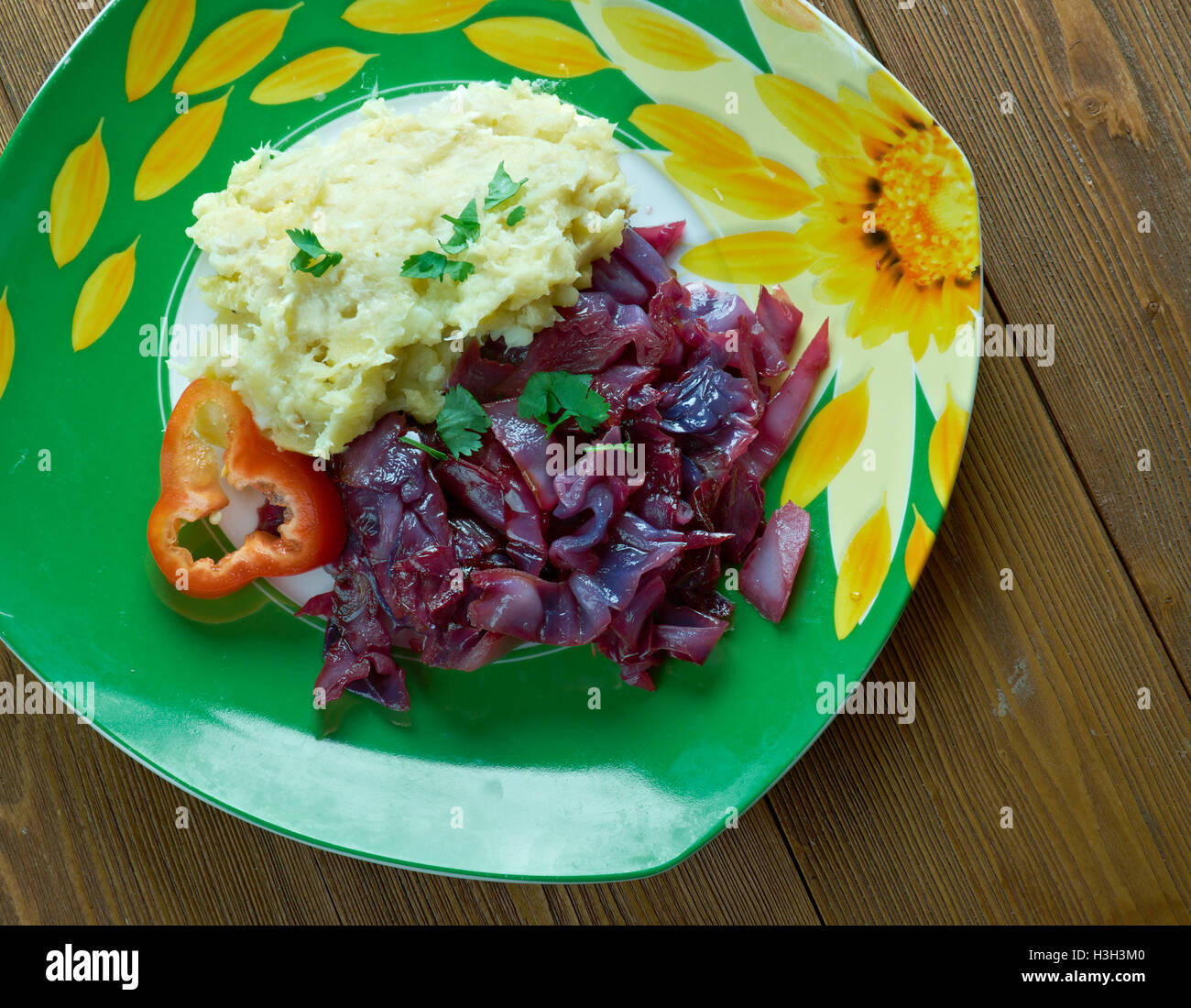 Traditional German Rotkohl- Sweet, Sour Red Cabbage Stock Photo - Alamy
