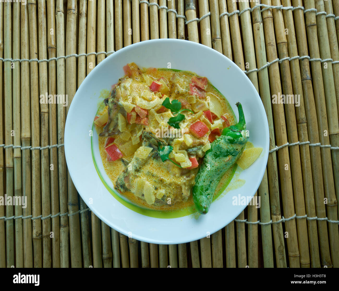 Murgh Kali Mirch - hyderabadi pepper chicken roast Stock Photo - Alamy