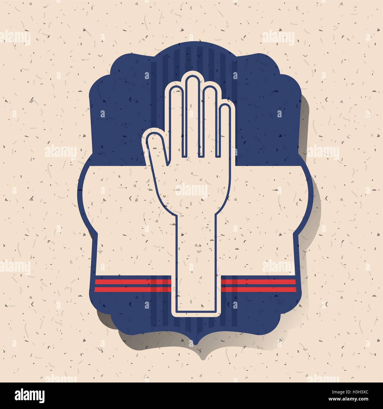 Human hand of vote inside frame design Stock Vector Image & Art - Alamy