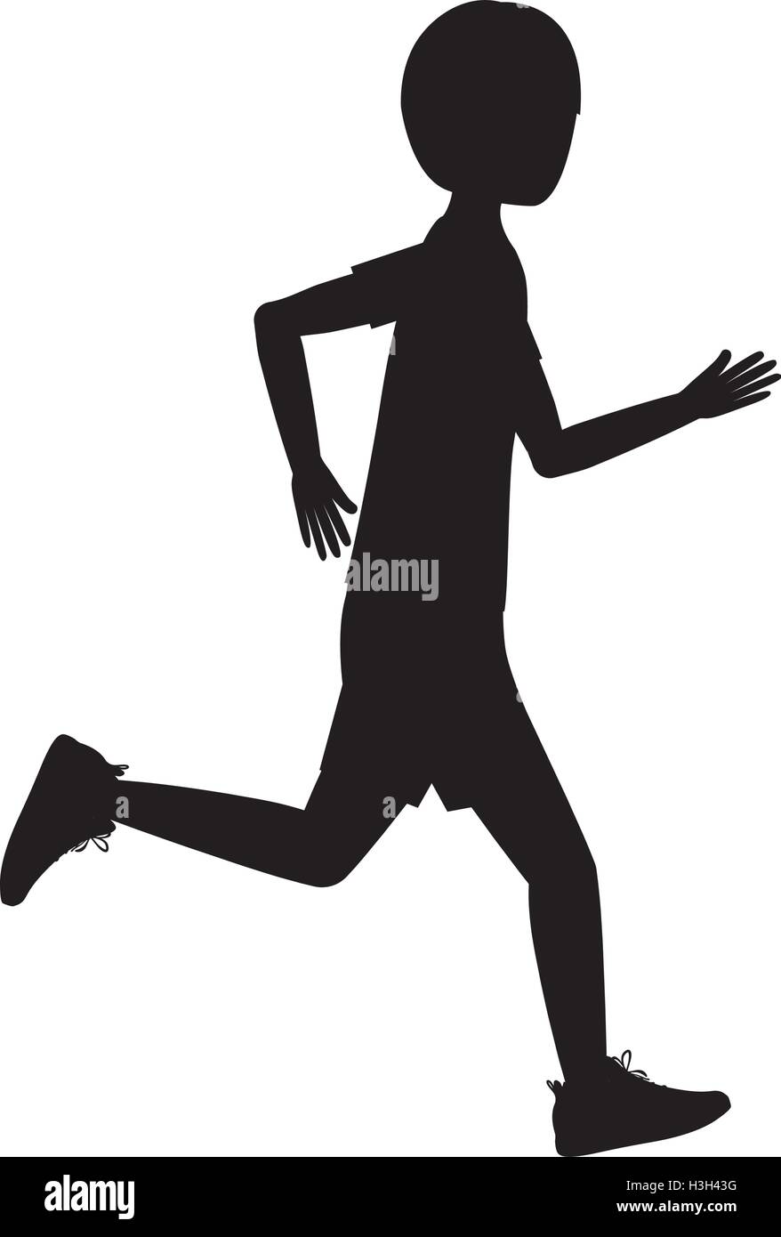 Girl running design Stock Vector Image & Art - Alamy