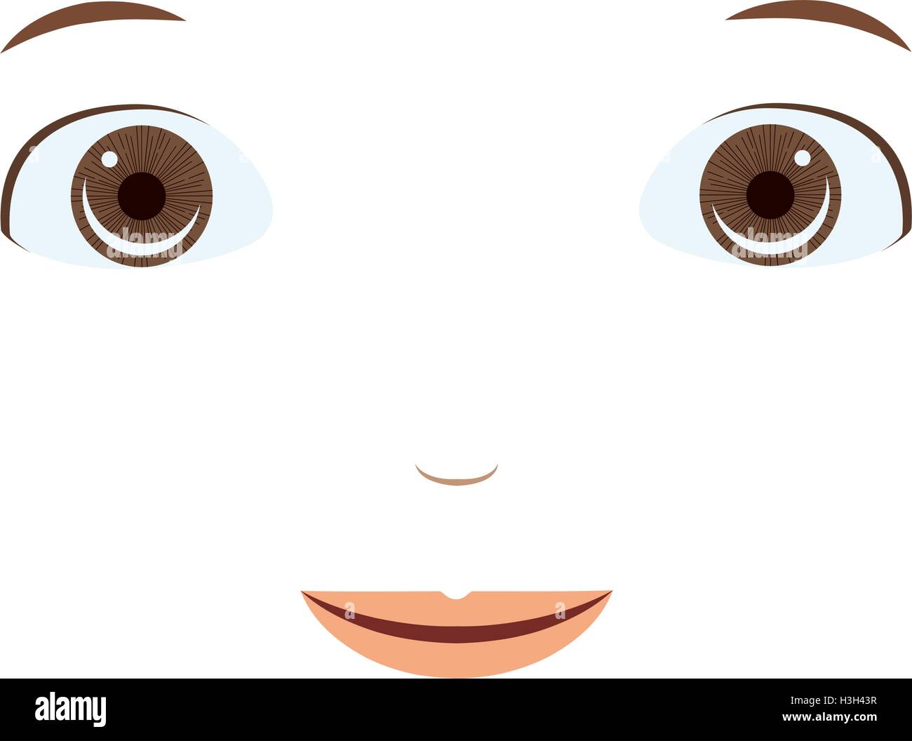 Isolated face cartoon design Stock Vector Image & Art - Alamy