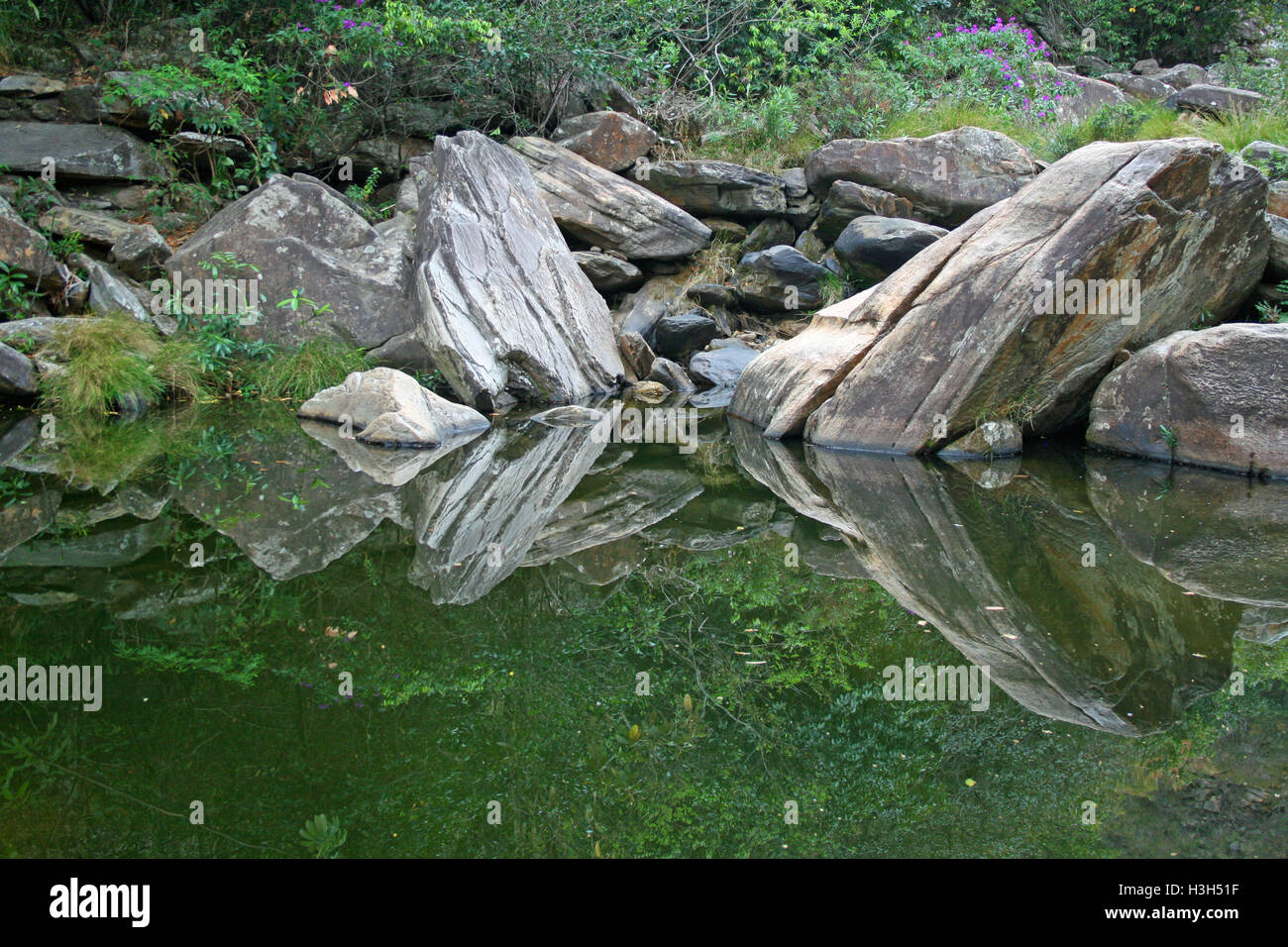 Reflection of rocks hi-res stock photography and images - Alamy