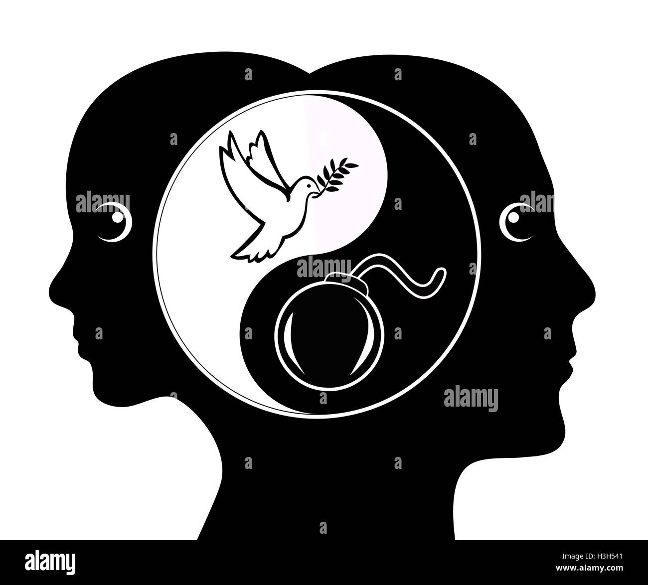 Gender Difference in social behavior and personality Stock Photo - Alamy