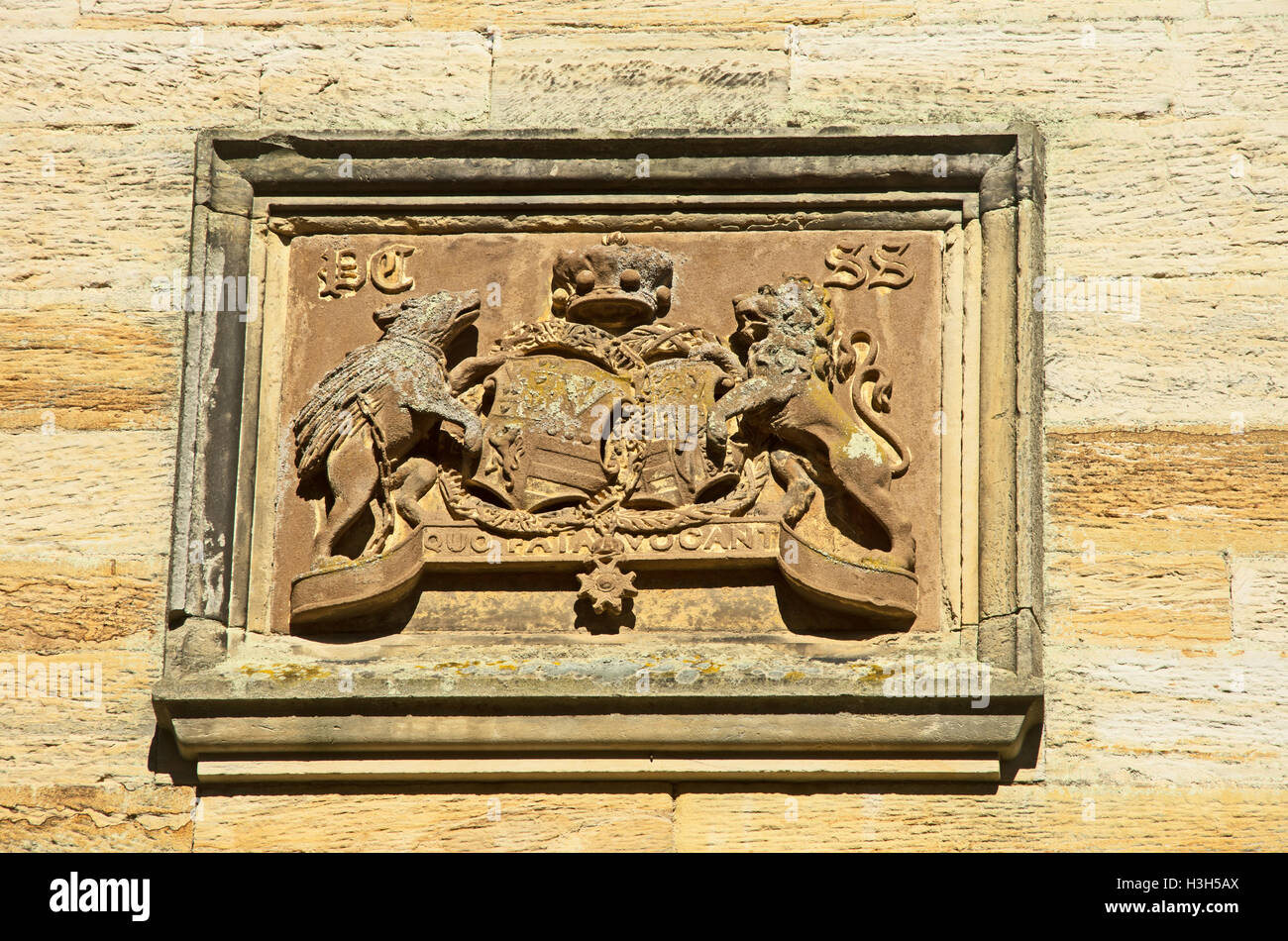Penshurst Place Manor House Toy Museum Wall Relief, England Stock Photo ...