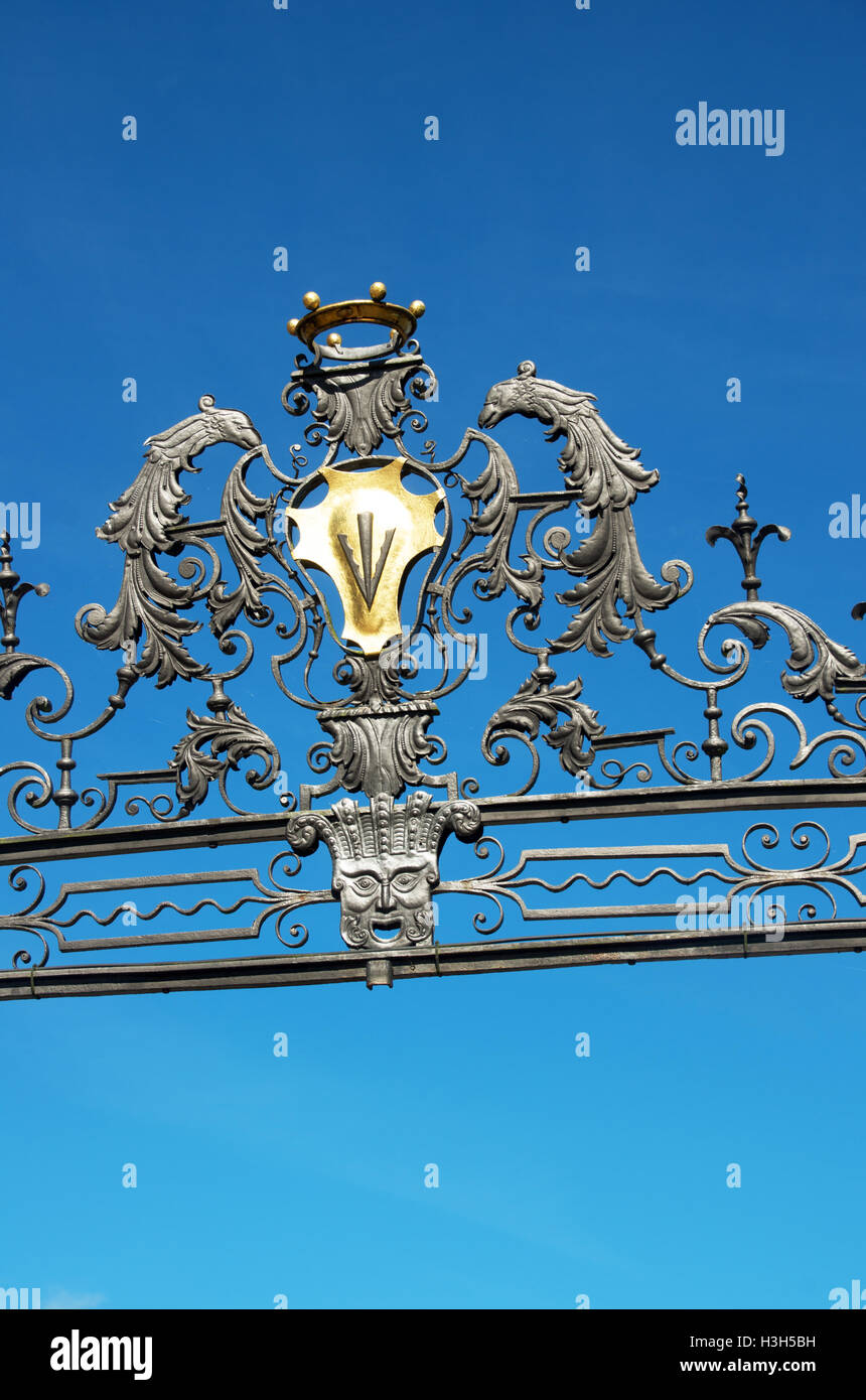 Penshurst Place Manor House and Garden Gate and Coat of Arms Kent ...