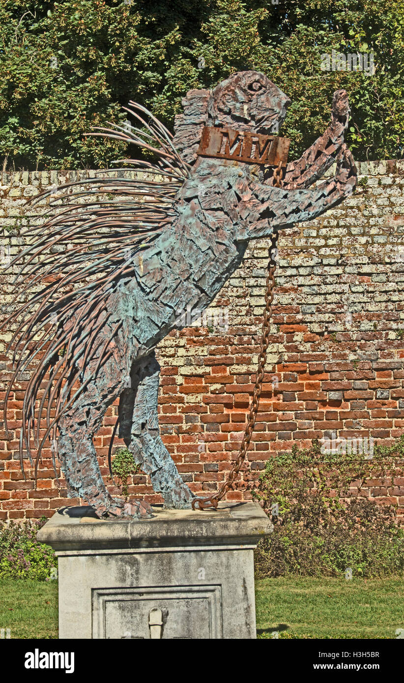 Penshurst Place Manor House and Porcupine Statue and Italian Garden ...