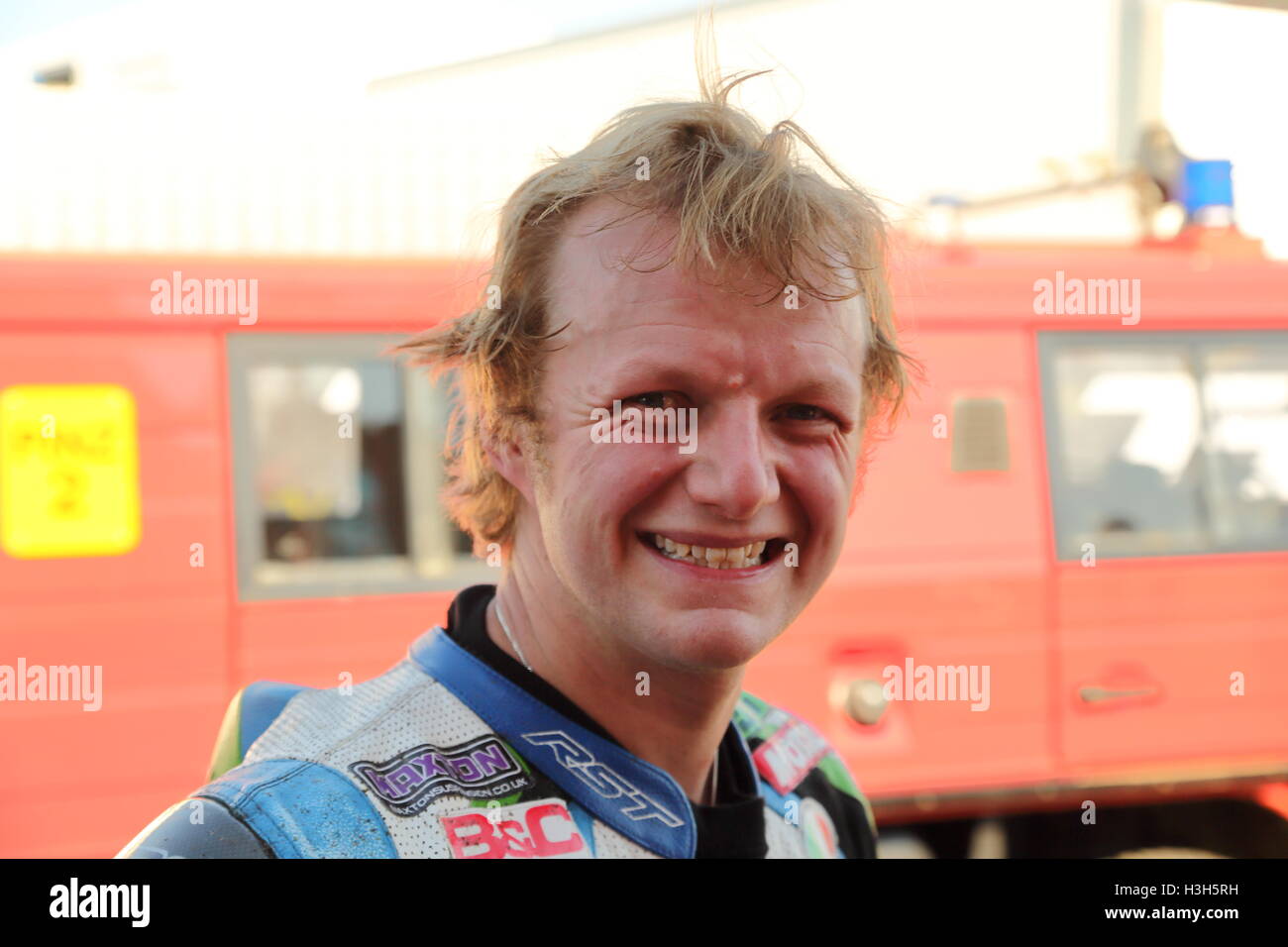 Ivan Lintin at the Tourist Trophy 2015 on the Isle of Man Stock Photo ...