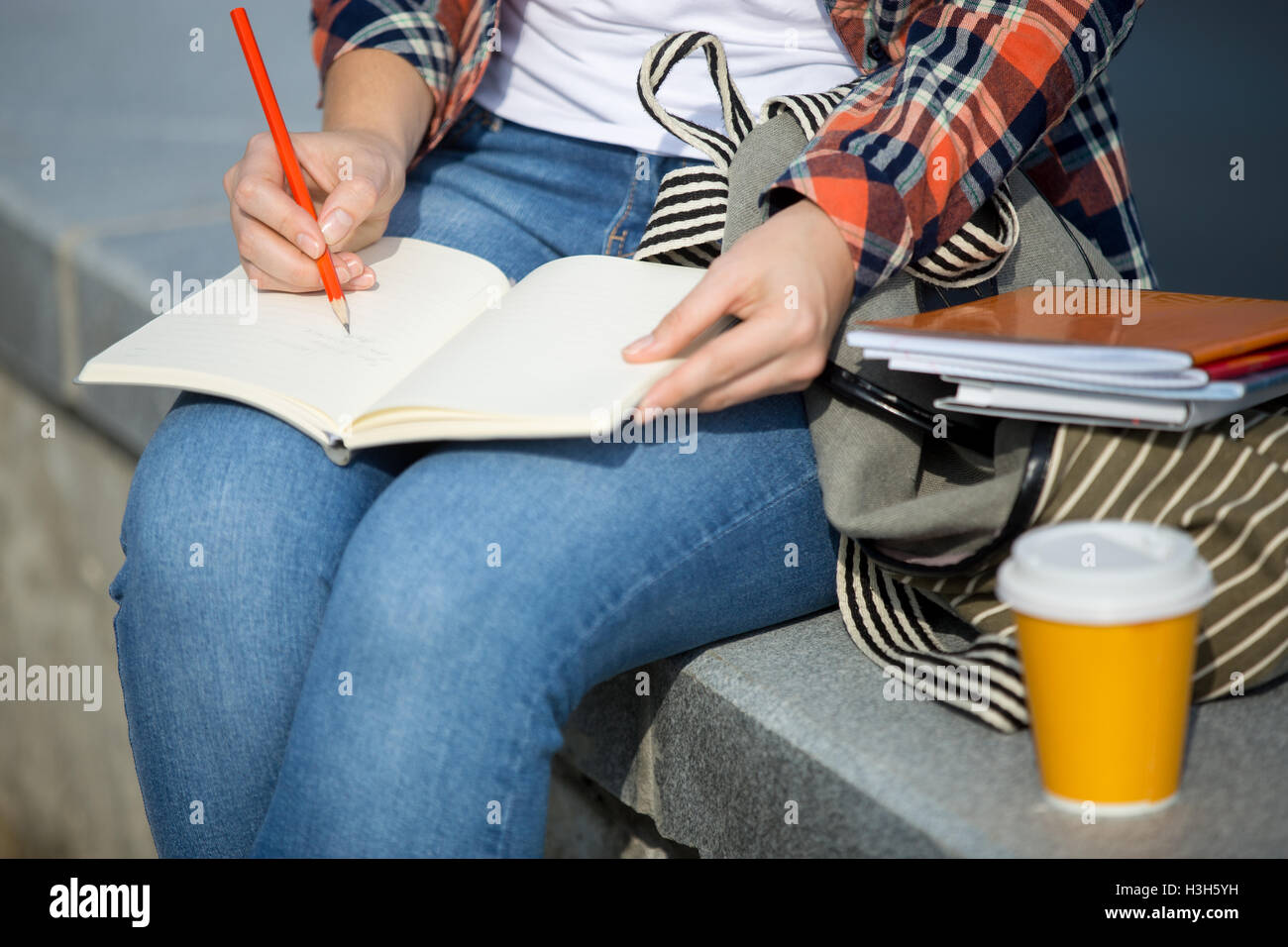 Girl handwriting hi-res stock photography and images - Alamy