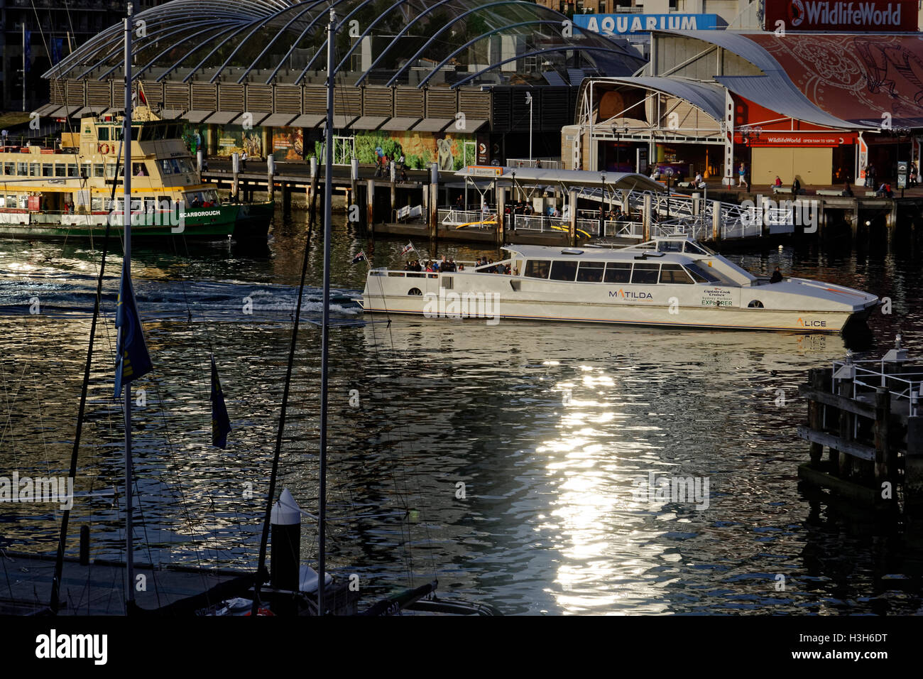 Sydney Australia, Sydney harbour. Fun on the harbor Sydney Stock Photo ...