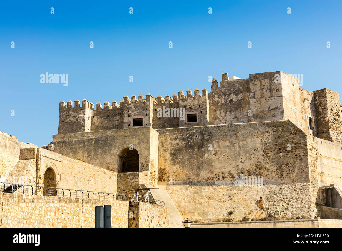 The castle of guzman el bueno in originally built as hi-res stock ...