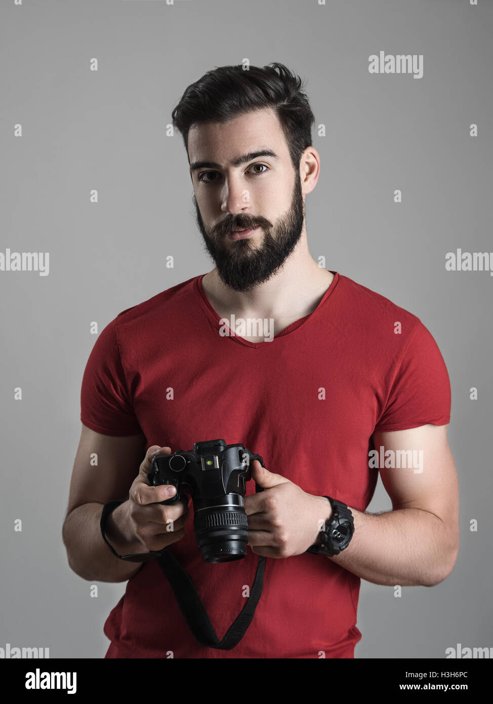 Bearded photographer hi-res stock photography and images - Alamy
