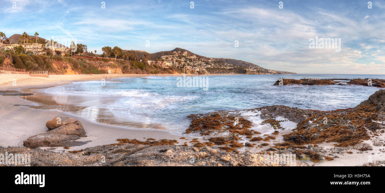 Sunset view of Treasure Island Beach at the Montage in Laguna Beach ...