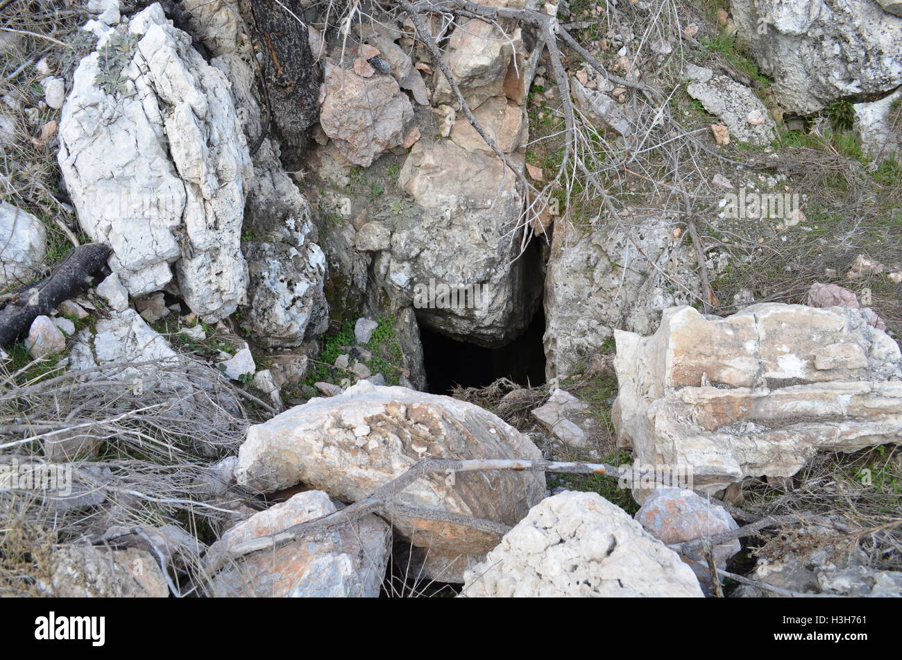 caves and mines around Greece Stock Photo - Alamy