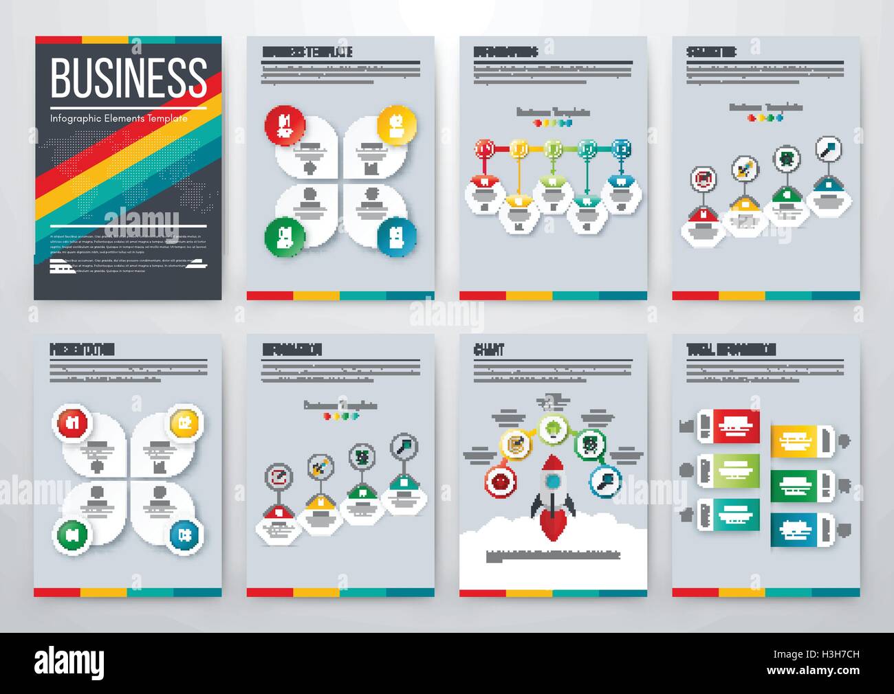 Modern infographic vector concept Stock Vector Image & Art - Alamy