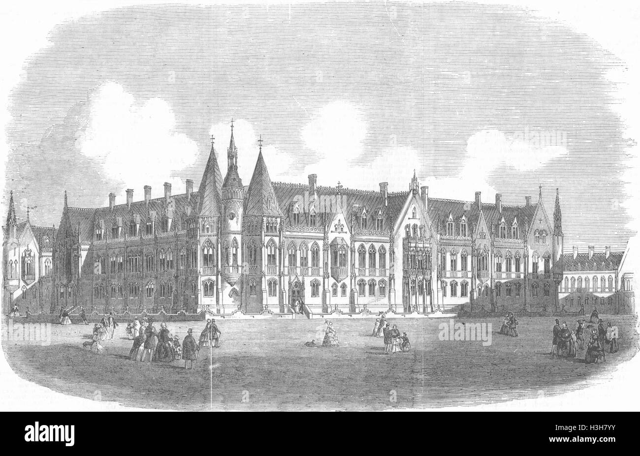 LONDON 6th prize design for Foreign Department 1857. Illustrated London ...