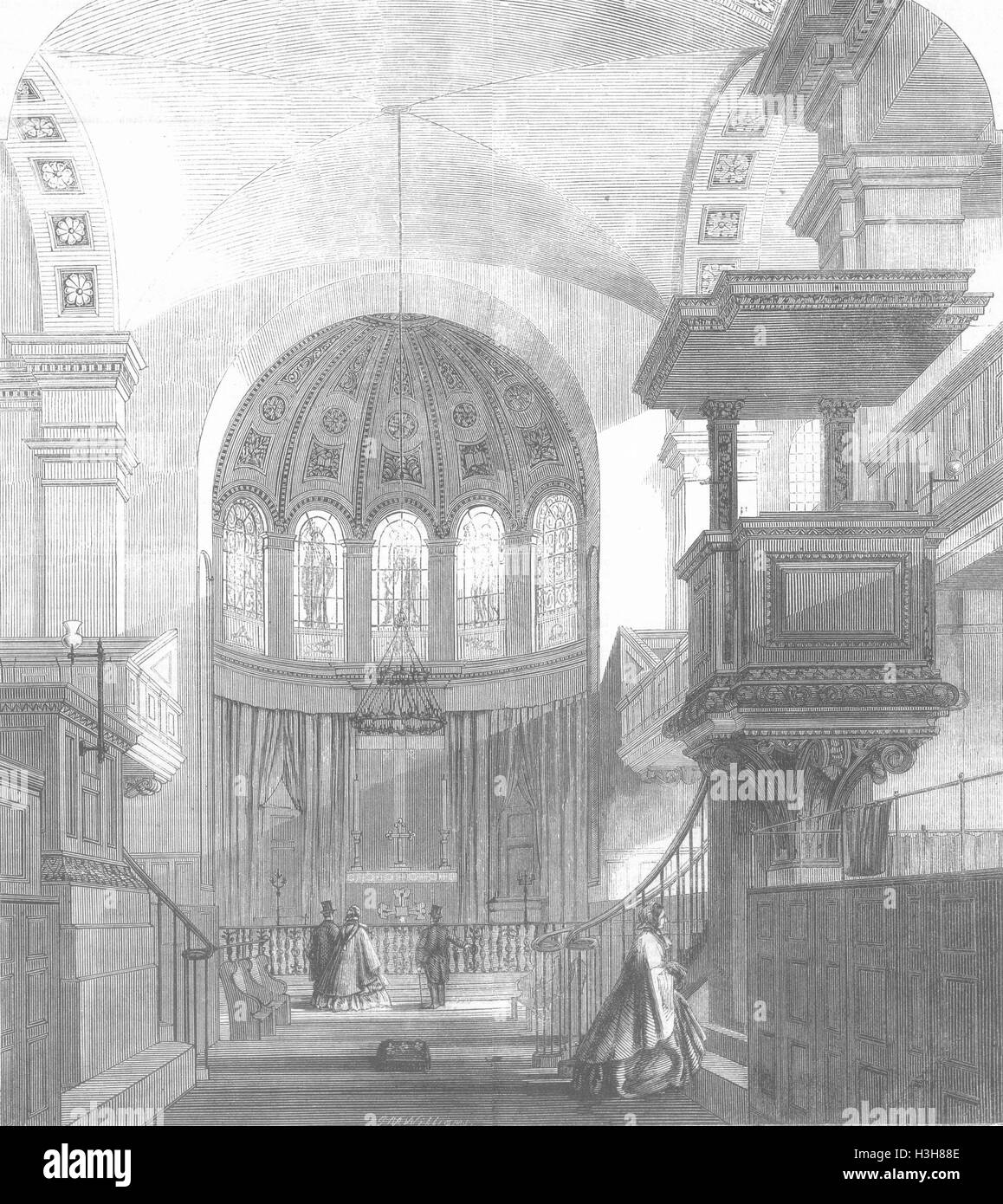 St george church london hi-res stock photography and images - Alamy