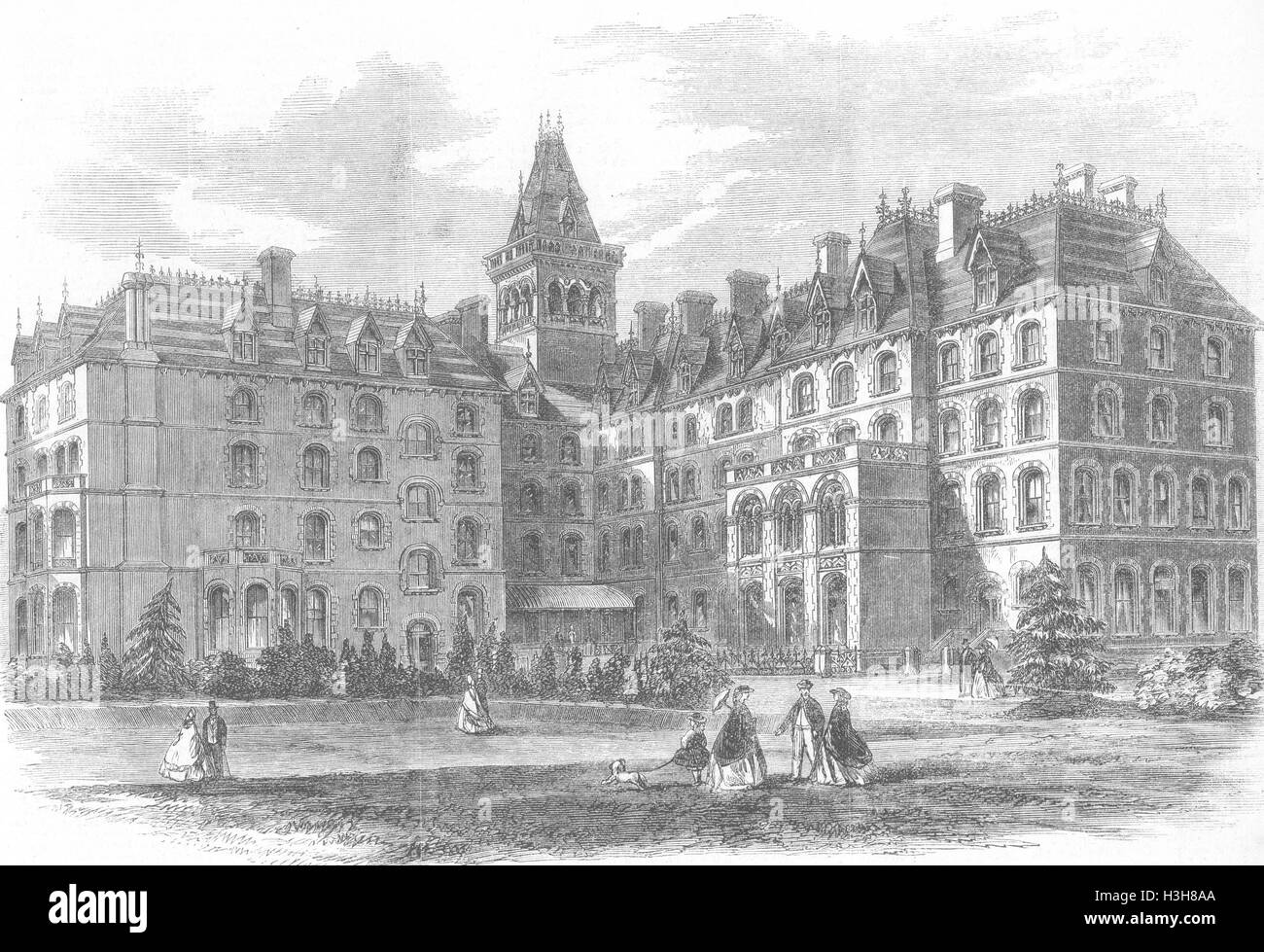 WORCS Imperial Hotel, Malvern Elmslie, architect 1862. Illustrated ...