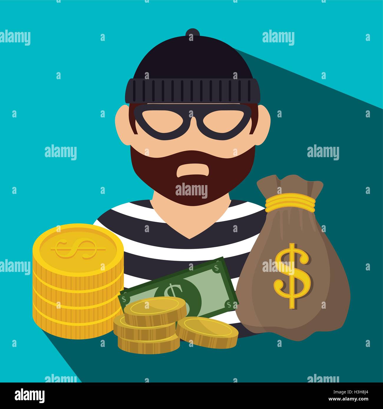 Lady of justice, money Stock Vector Images - Alamy