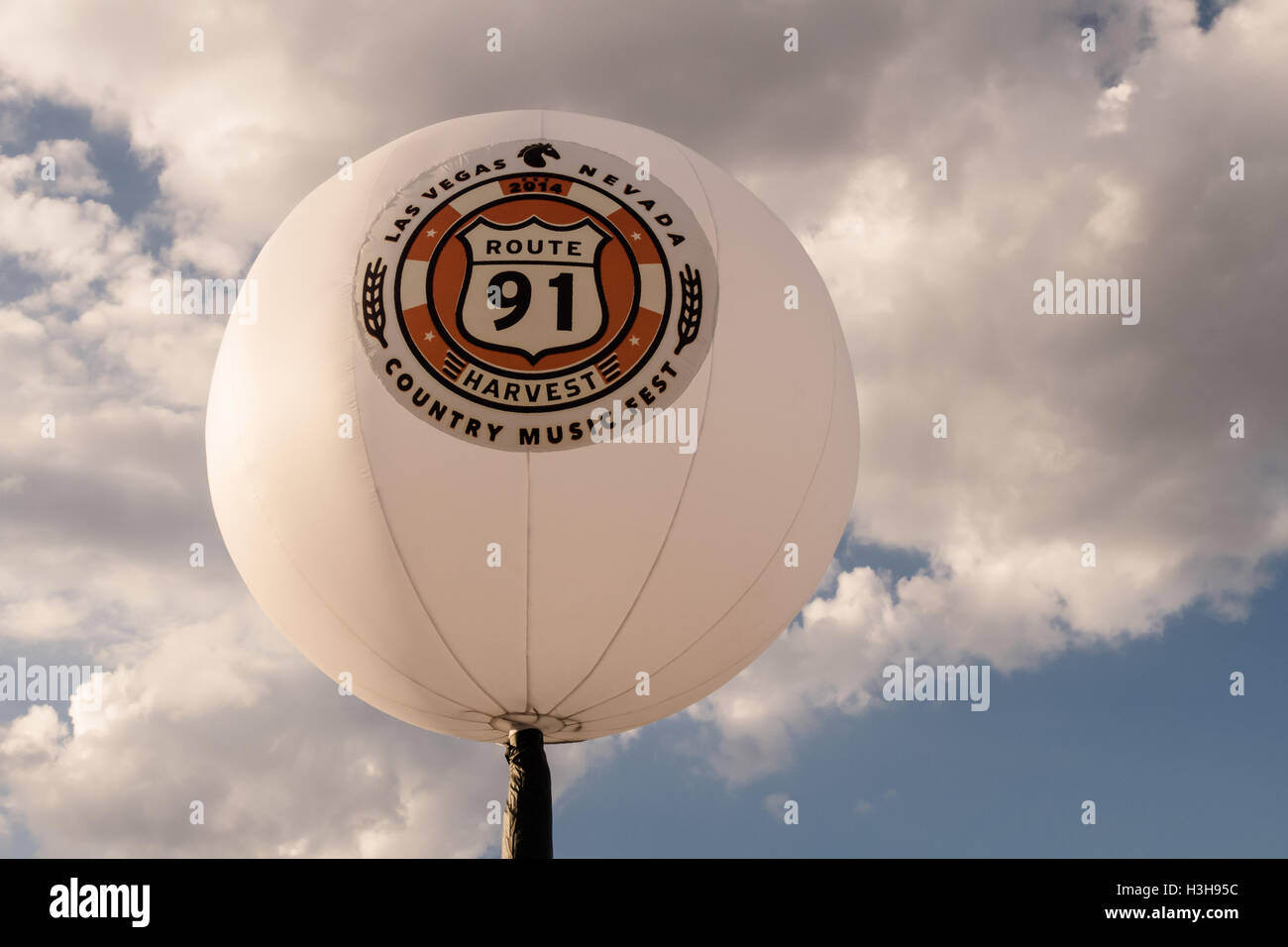 Signage at the Route 91 Harvest Festival at Las Vegas Village in Las ...