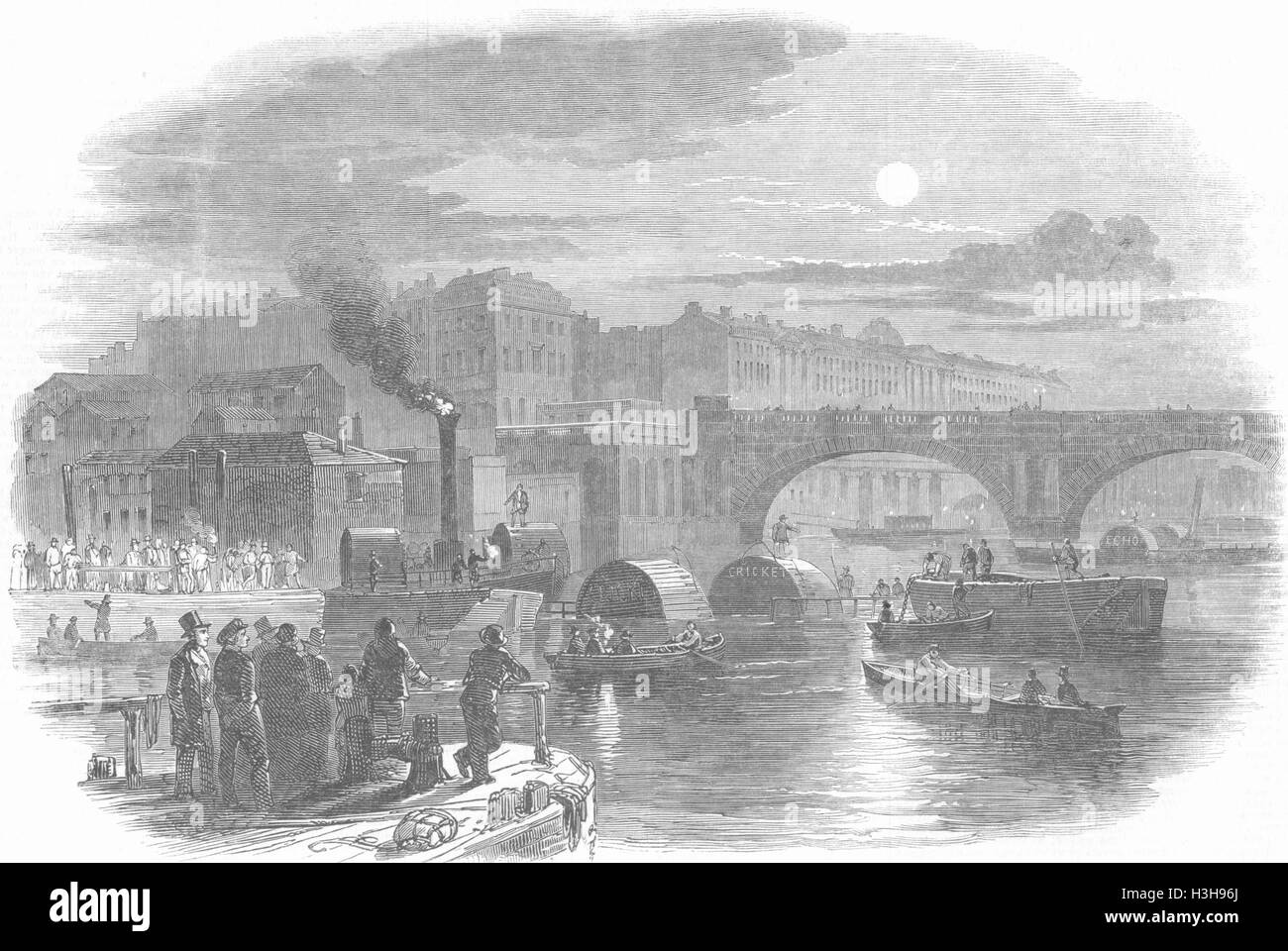 Steamboat explosion hi-res stock photography and images - Alamy