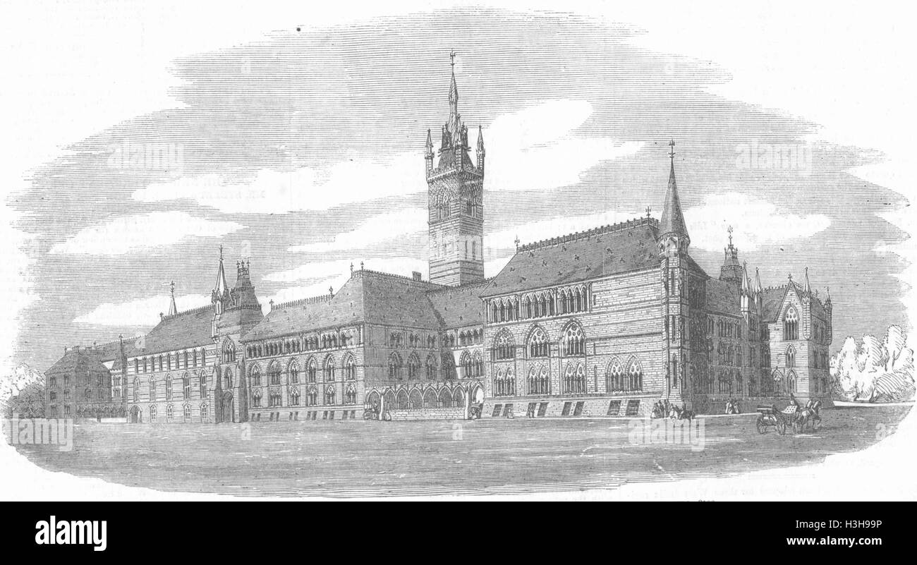 TOWNS 7th prize design for Foreign Office 1857. Illustrated London News ...