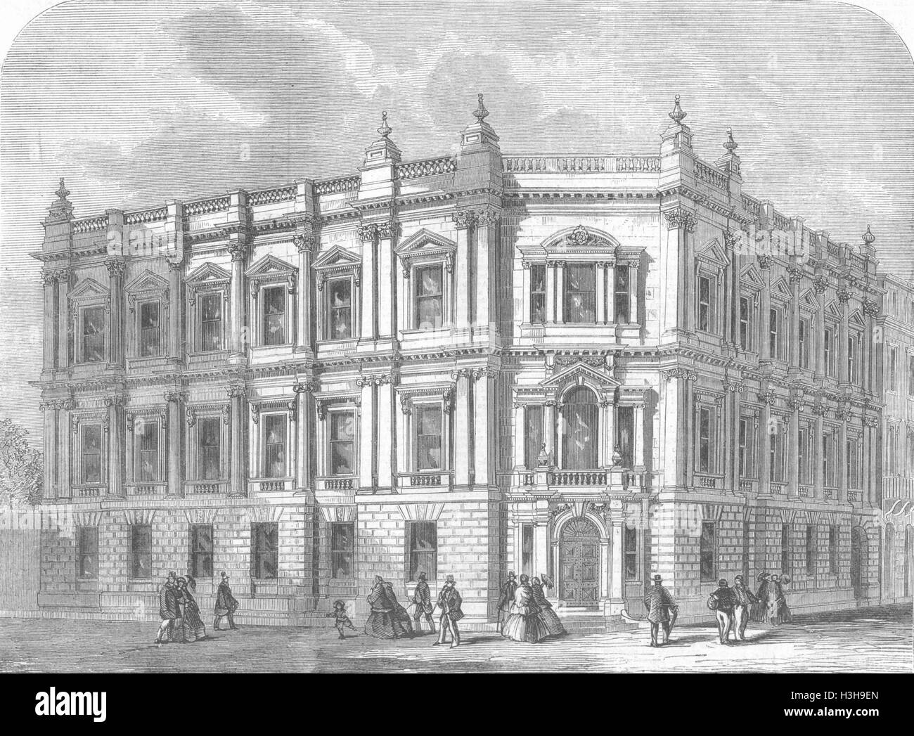 LONDON Metropolitan Board of Works, Spring Gardens 1860. Illustrated ...