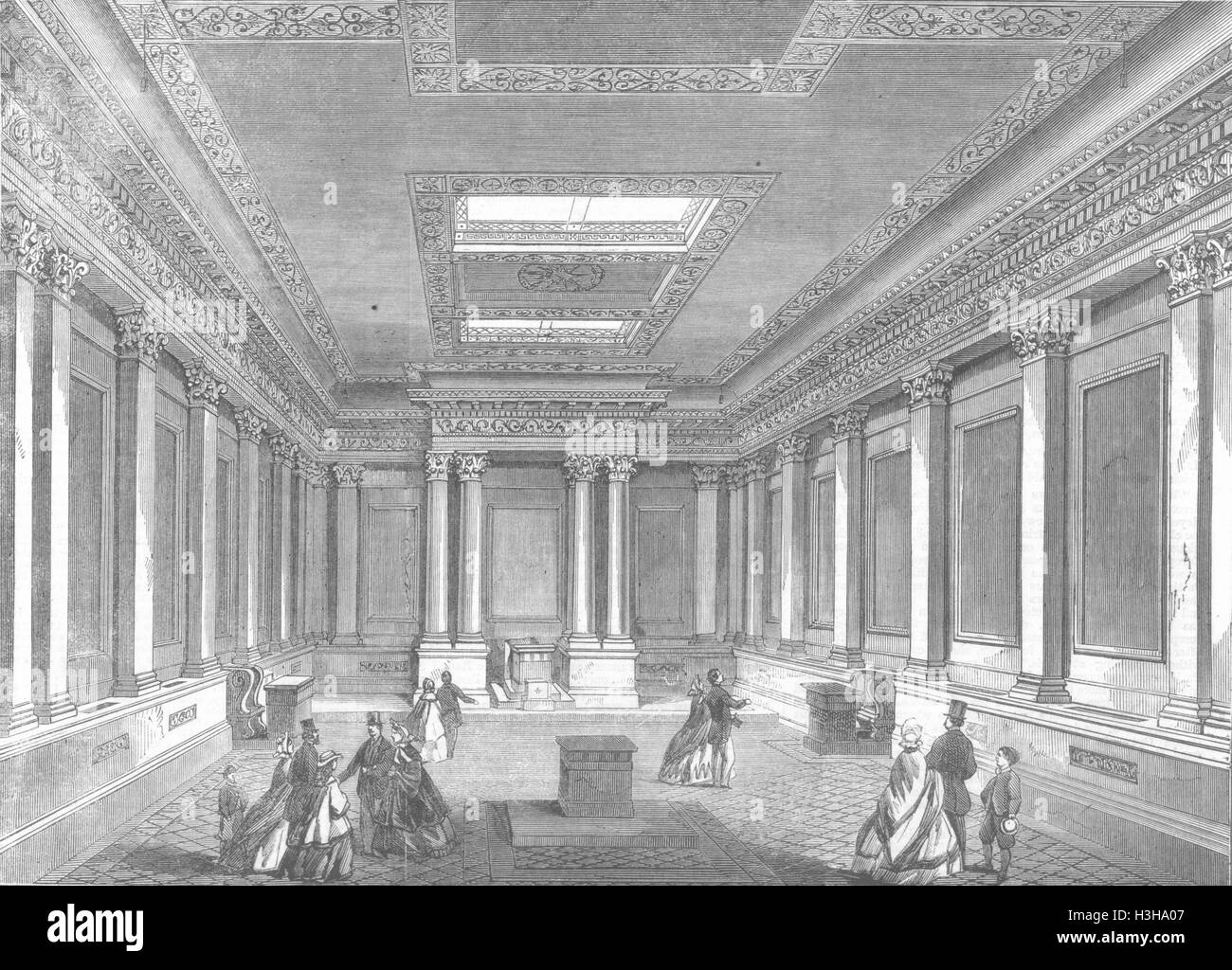YORKS The new Masonic Hall, York 1863. Illustrated London News Stock ...
