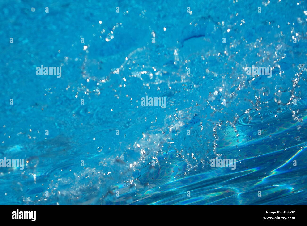 Full frame swimming pool water Stock Photo - Alamy