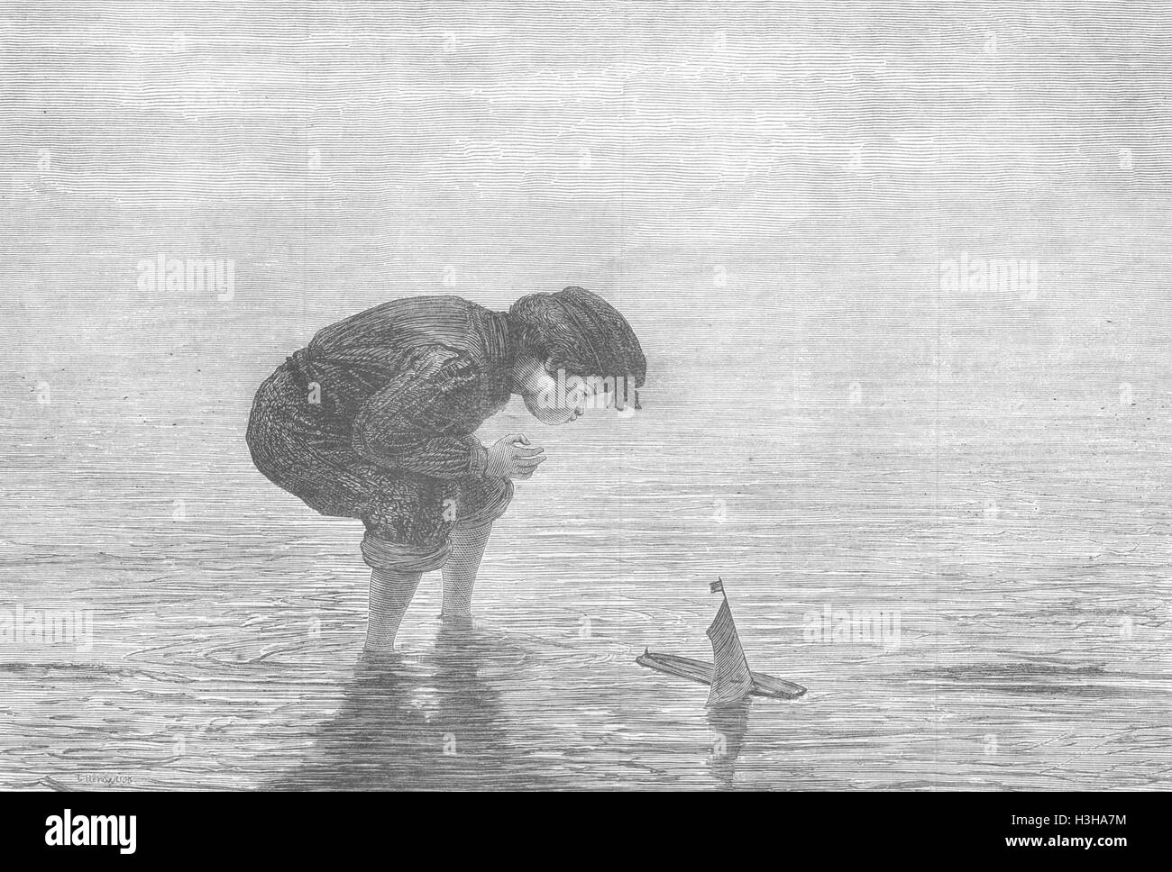 Wind children Black and White Stock Photos & Images - Alamy