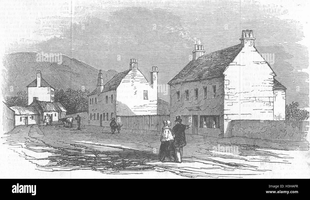 SCOTLAND Battle of Prestonpans Duddingstone 1845. Illustrated London ...