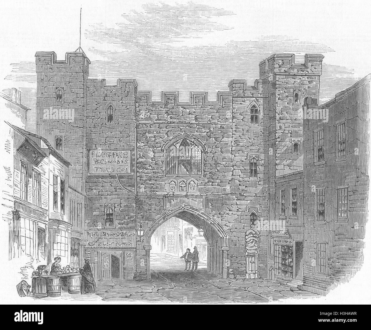 St john gate Black and White Stock Photos & Images - Alamy