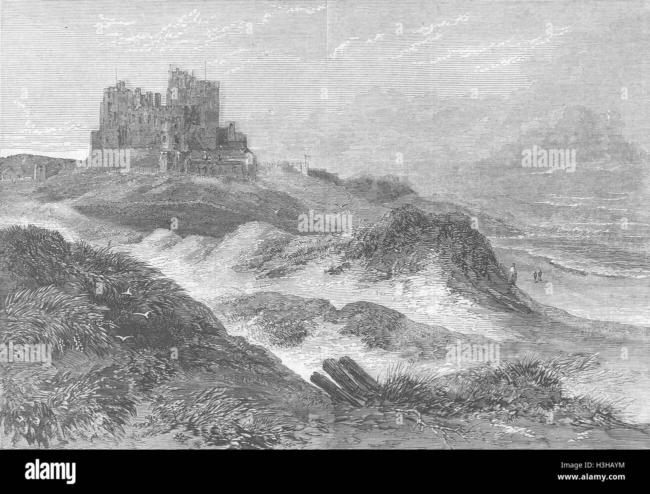 Bamborough castle hi-res stock photography and images - Alamy