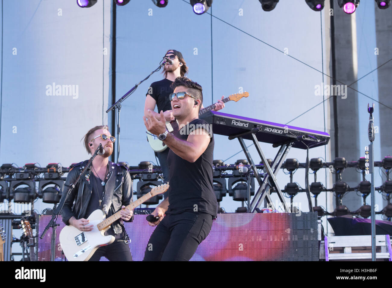 Dan Smyers of Dan + Shay preform during day 3 of the Route 91 Harvest ...