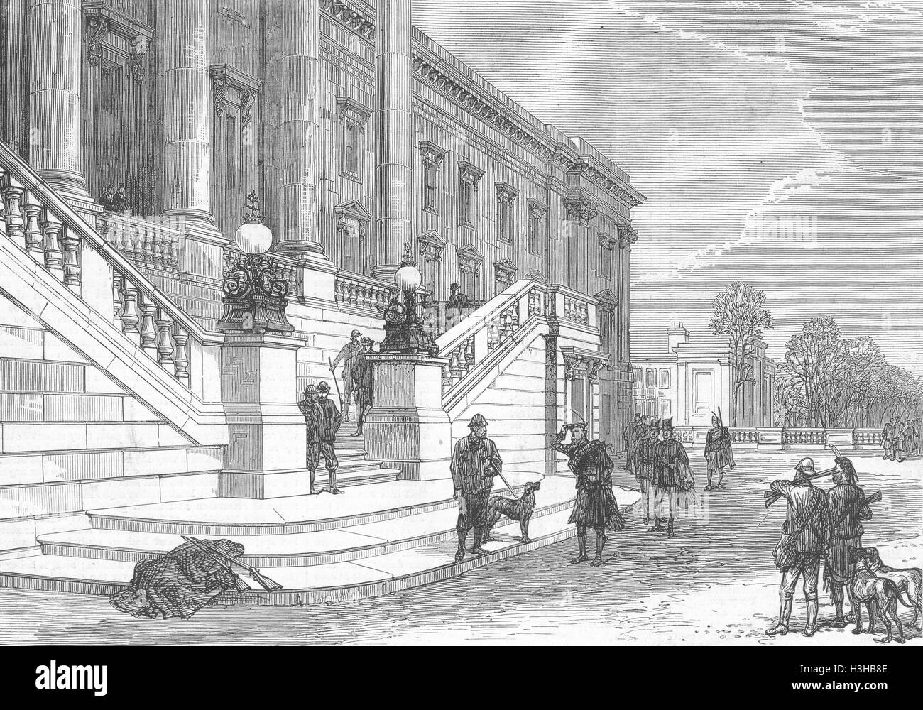 Hamilton palace scotland Black and White Stock Photos & Images - Alamy