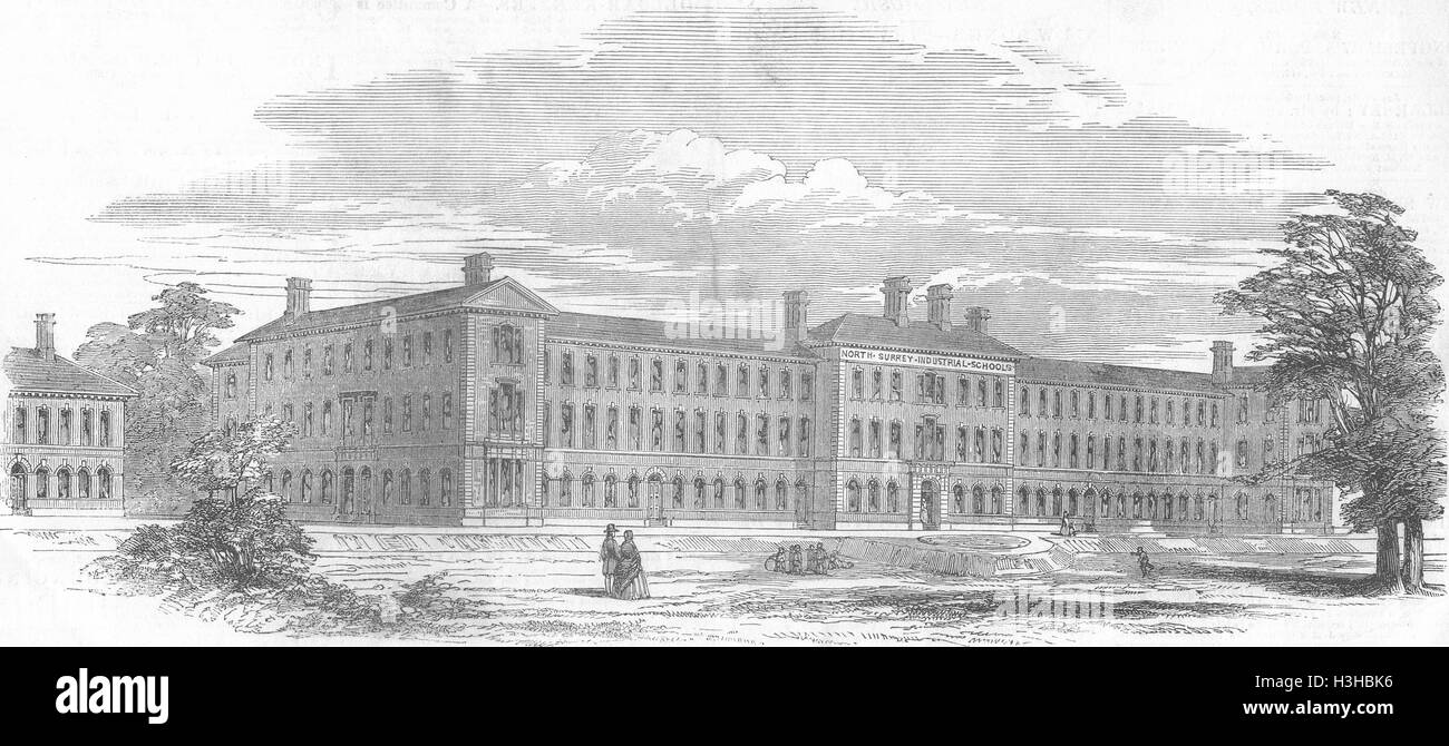 SURREY North Industrial Schools 1850. Illustrated London News Stock ...