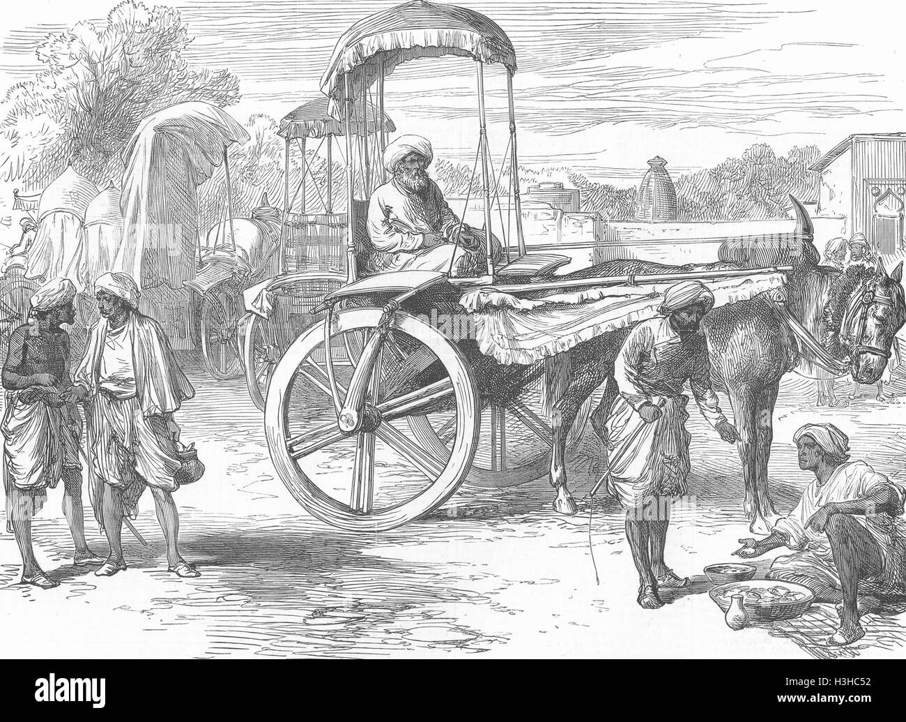INDIA Ekas, Bengal presidency 1876. Illustrated London News Stock Photo ...