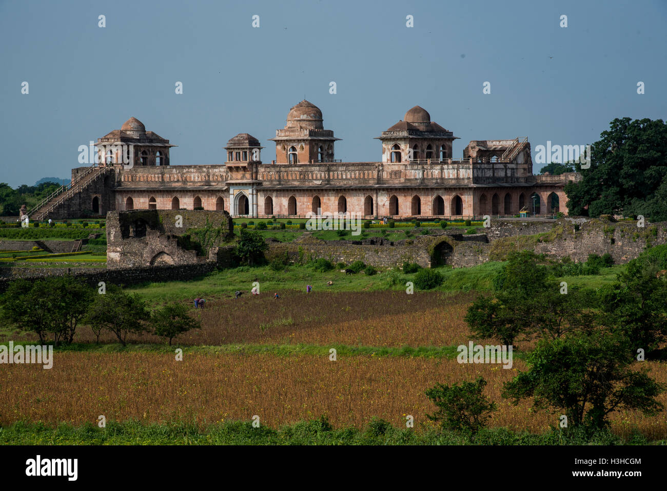 An old fort built by Mughal emperor in Madhya Pradesh, India Stock ...