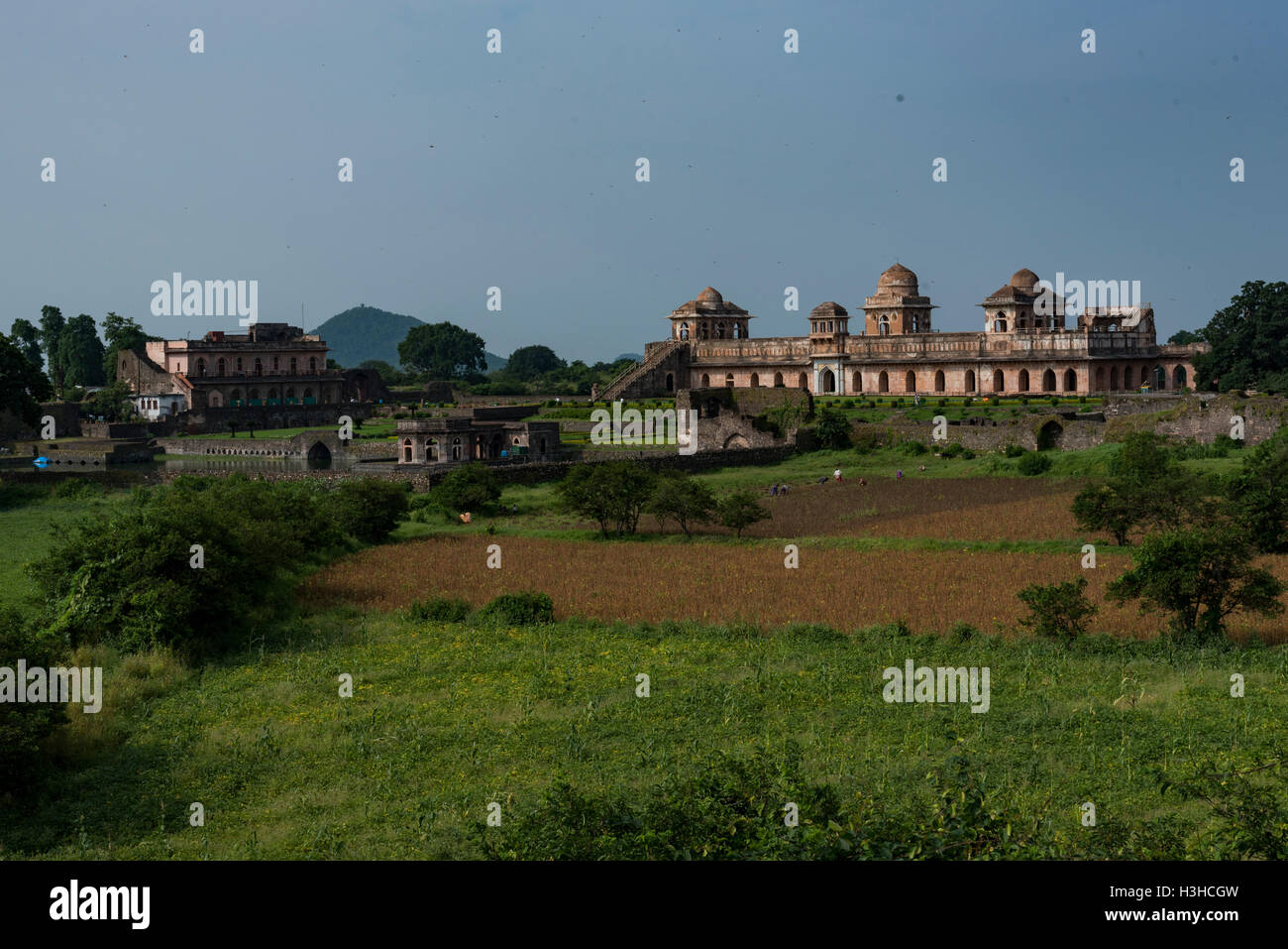 An old fort built by Mughal emperor in Madhya Pradesh, India Stock ...