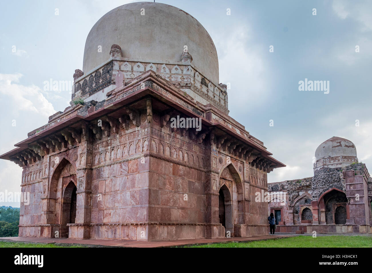 An old fort built by Mughal emperor in Madhya Pradesh, India Stock ...
